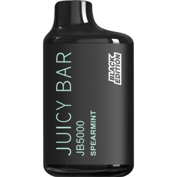 Juicy Bar JB5000 Black Edition Disposable Vape – Spearmint - Vape Shop ...
